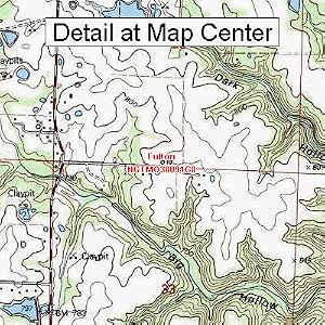 Amazon.com : USGS Topographic Quadrangle Map - Fulton, Missouri (Folded ...