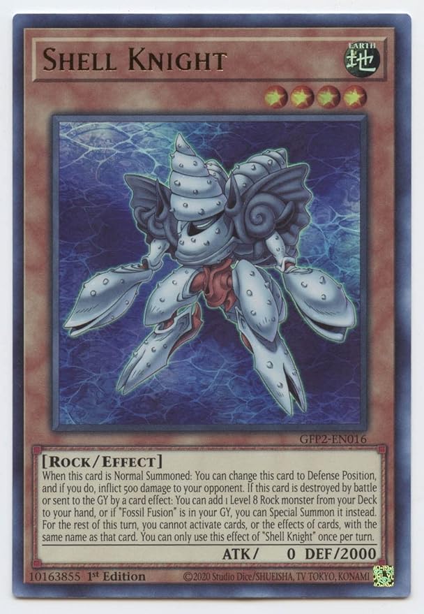 Amazon.com: YU-GI-OH! Shell Knight - GFP2-EN016 - Ultra Rare - 1st ...