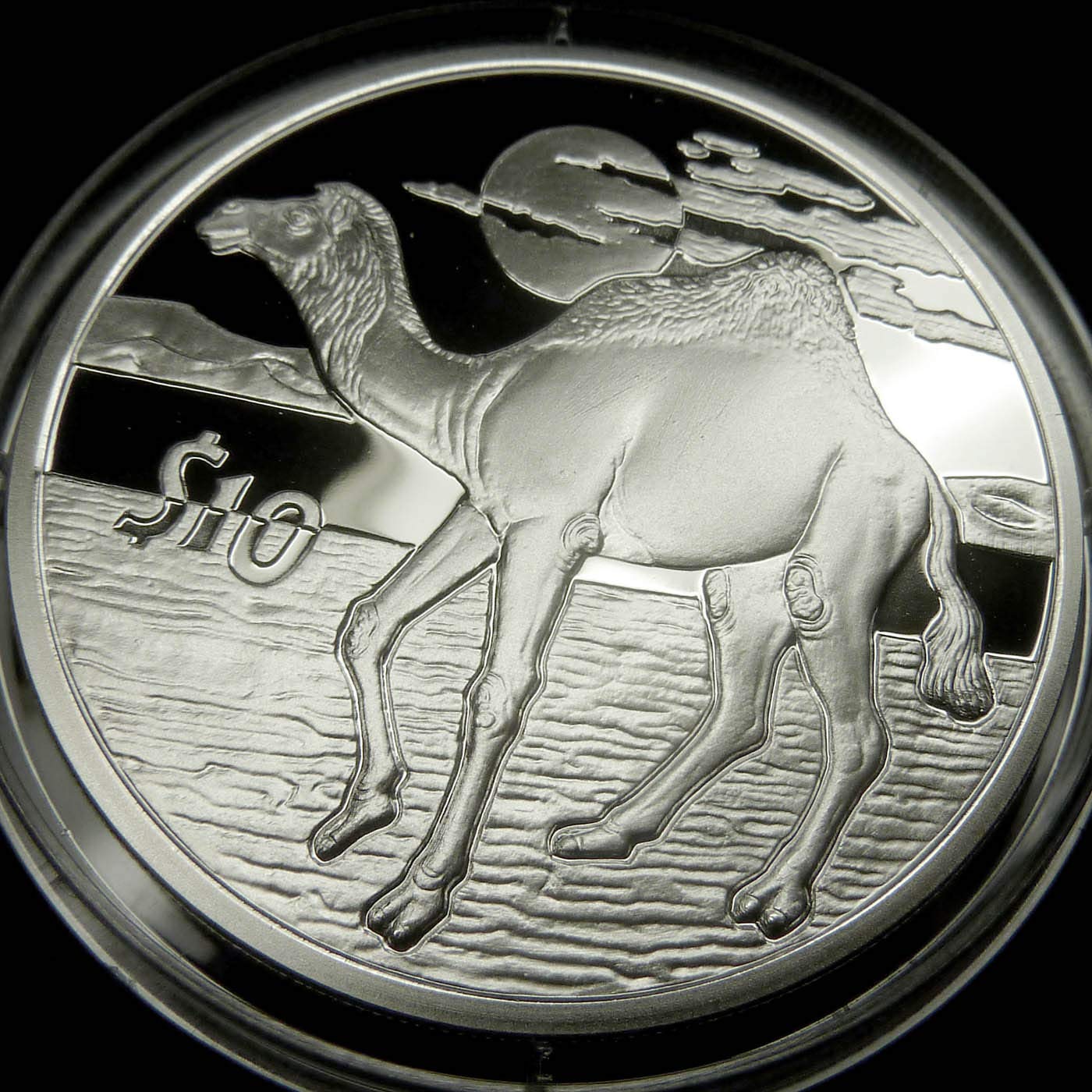 CAMEL Sterling Silver Proof Coin in Box with Certificate of ...