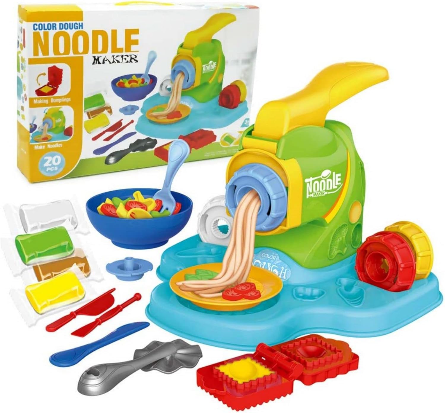 Arabest Playdough Accessories, Play Dough Kitchen Creations Noodle ...