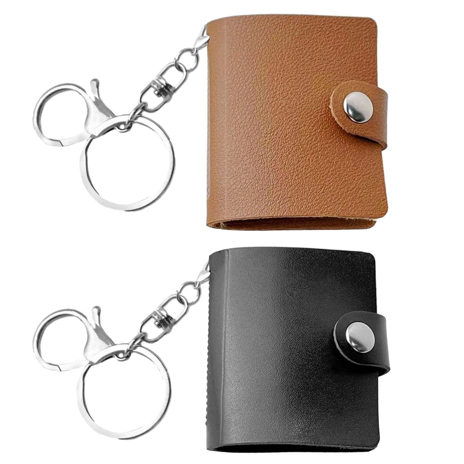 MXHBSTP 2Pcs Mini Scrapbook Keychain, mini photo album keyring, Memory ...