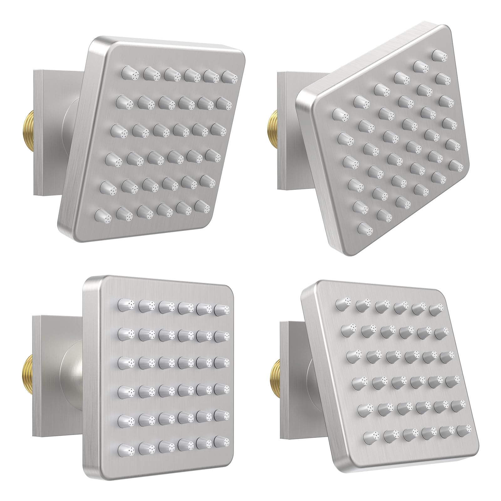 STARBATH Shower Body Spray Jets, 3-inch Big Size Square Brass Shower ...