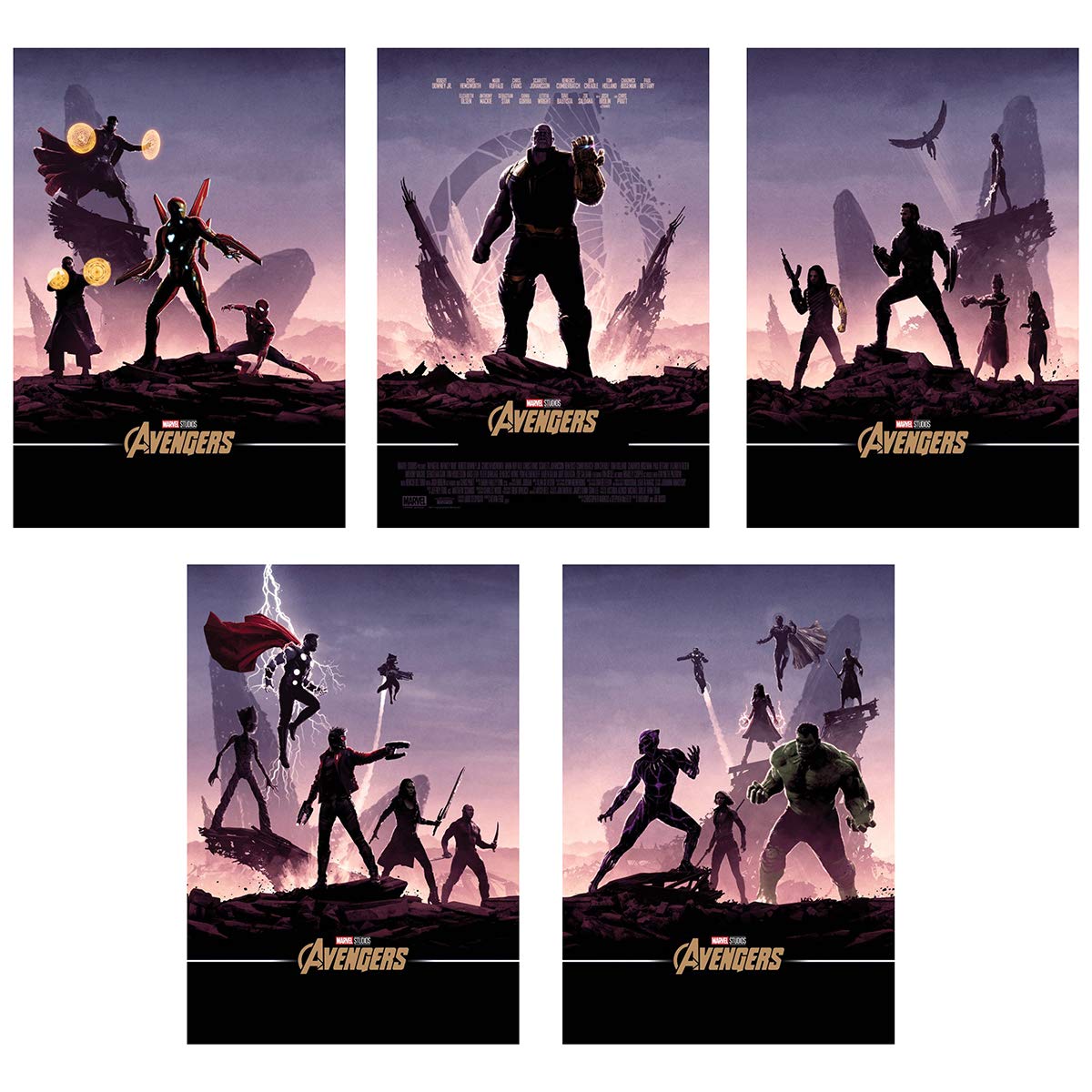 AD INFINITUM Marvel Avengers Laminated Paper Poster (Multicolour, 9 X ...