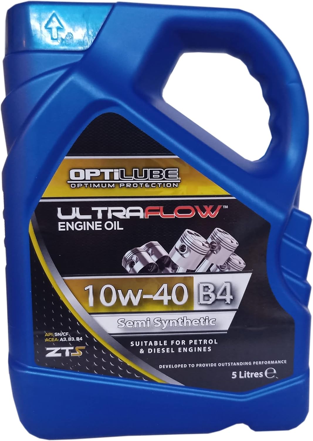 10W40 Semi Synthetic Engine Oil A3 B3 B4 5L 5 Litre : Amazon.co.uk ...