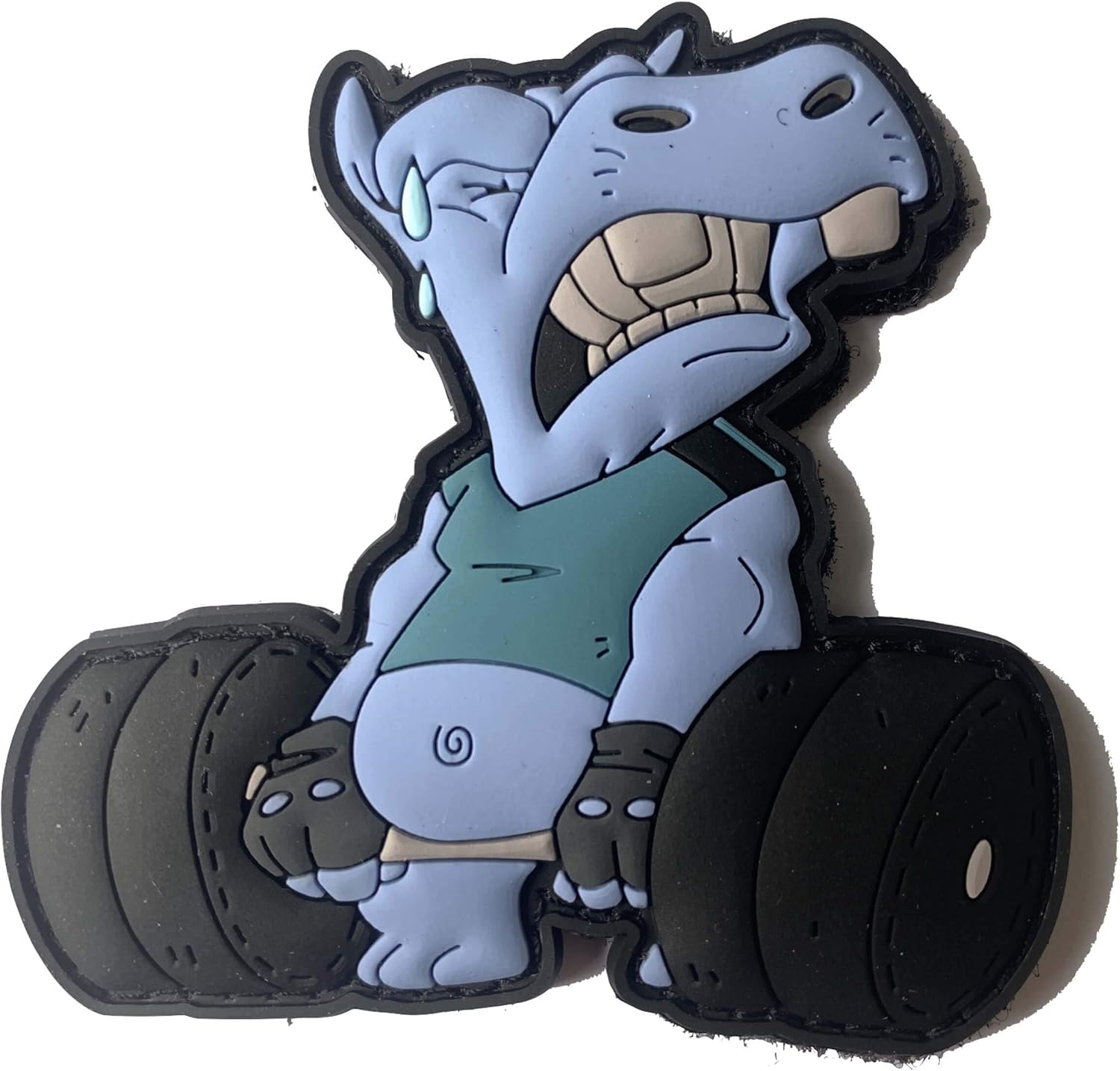 Amazon.com : Cross Workout Fitness Hippo Squad Fit Deadlift Patch ...