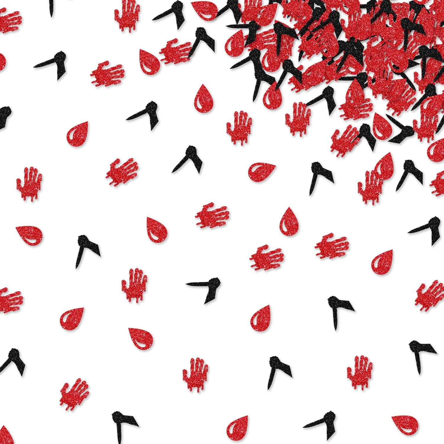 Amazon.com: 120pcs Bloody Confetti, Killer Birthday Table Confetti ...