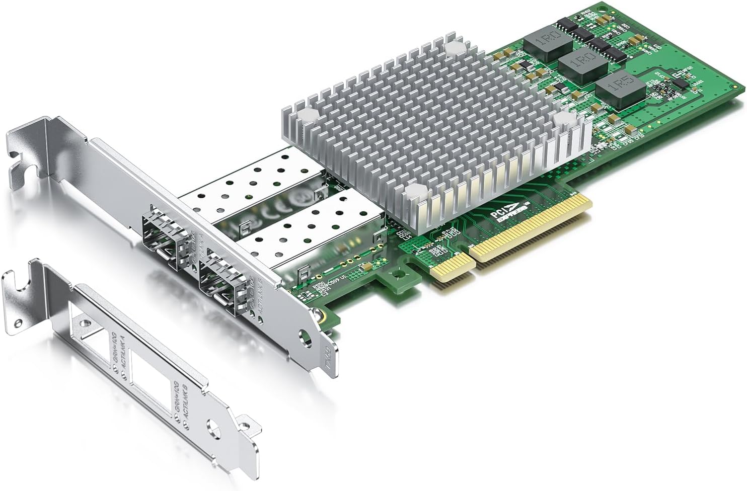 Amazon.com: 10Gb PCI-e 3.0 X8 NIC Network Card,Quad- SFP+ Port, with ...