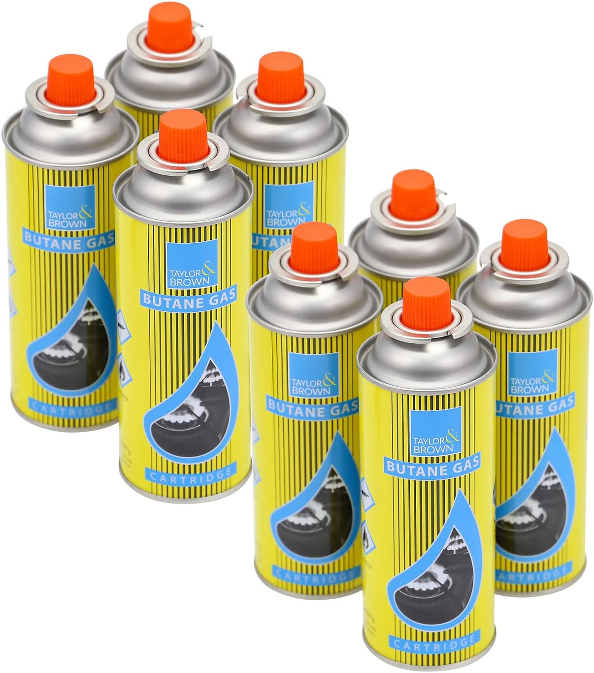 SET OF 4 | Elegant STOVE GAS (220g) | 400ml - Butane Gas for Camping ...