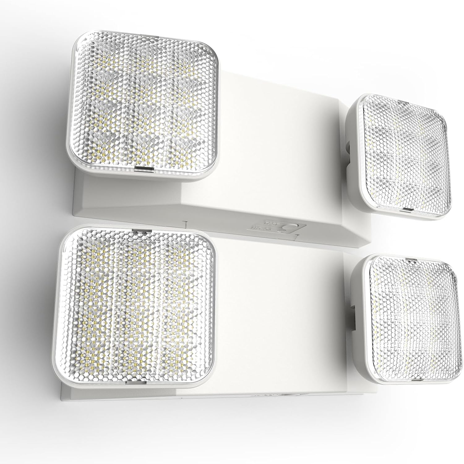 FREELICHT 2 Pack Emergency Lights for Business, with Battery Backup ...