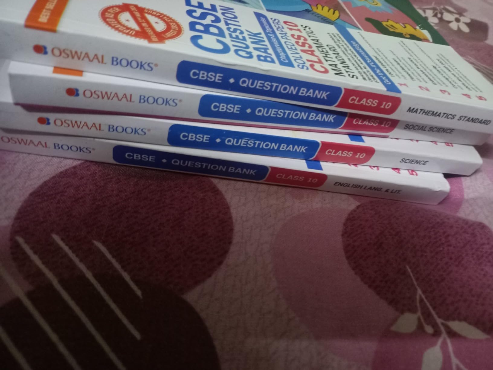 Oswaal CBSE Question Bank Class 10 Set of 4 Books | English | Maths ...
