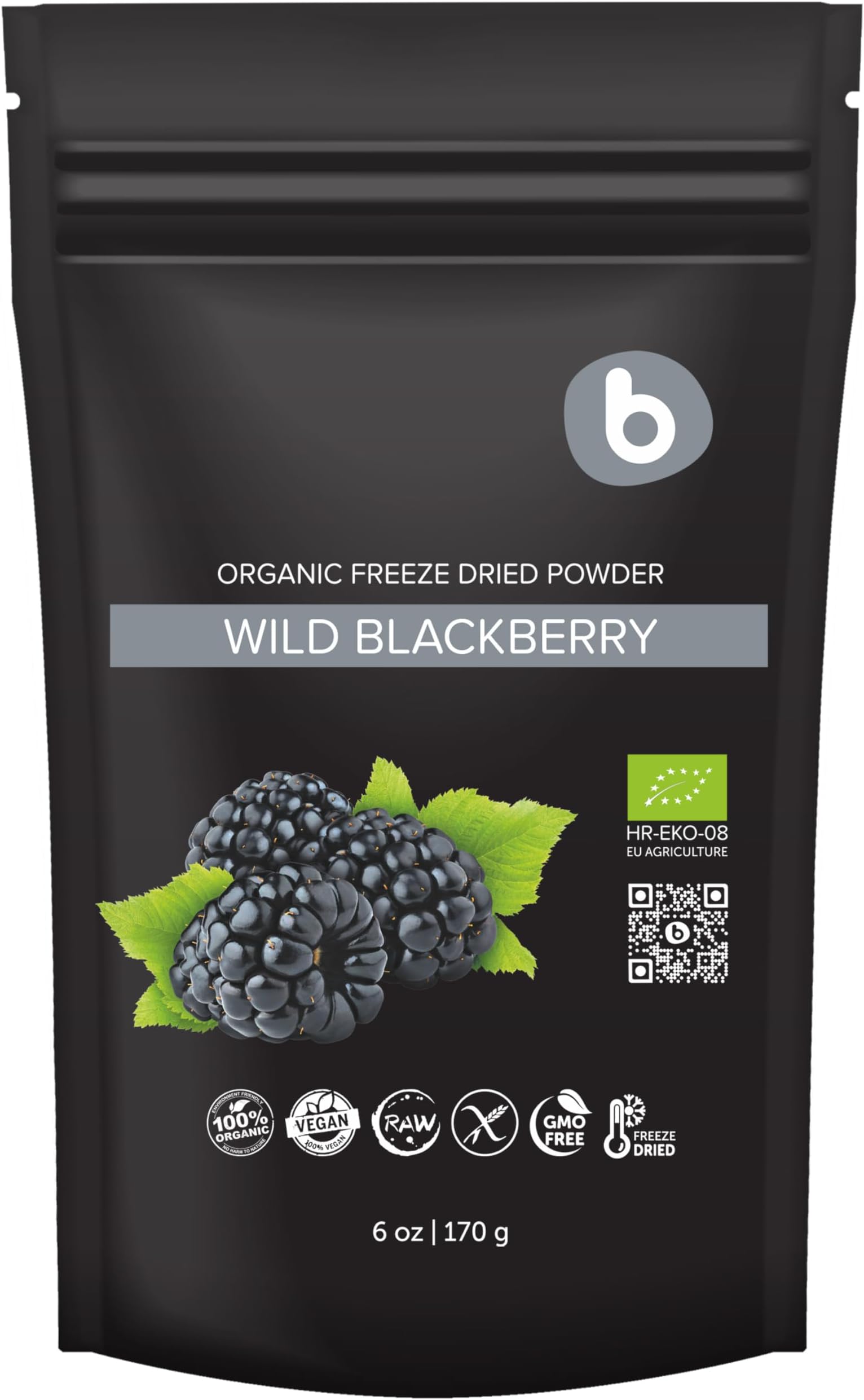 Amazon.com: 6.35OZ Freeze Dried Black Raspberry Powder - 100% ...