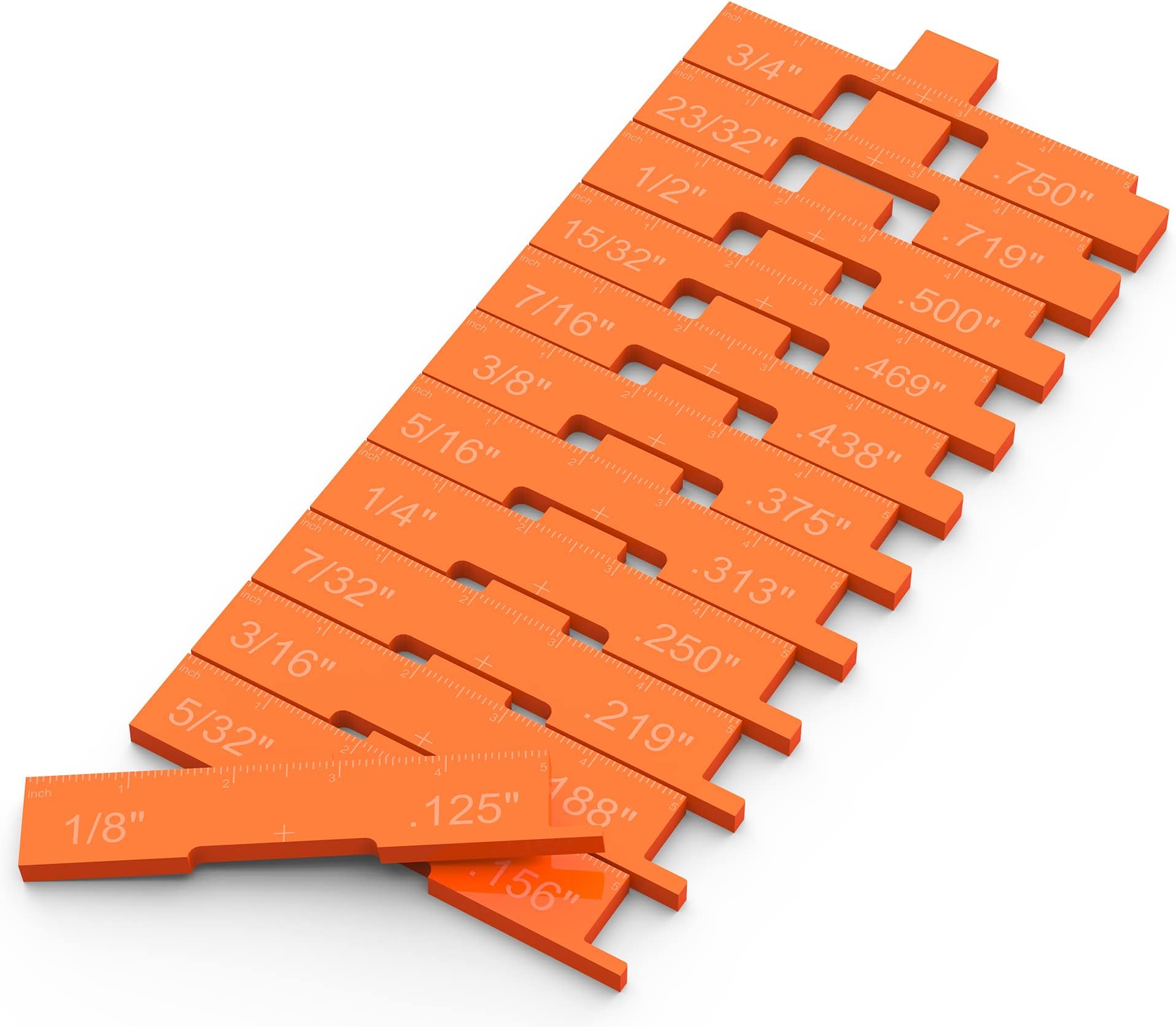 Yiranok Setup Block Height Gauge Set - Precision Aluminum Router Table ...