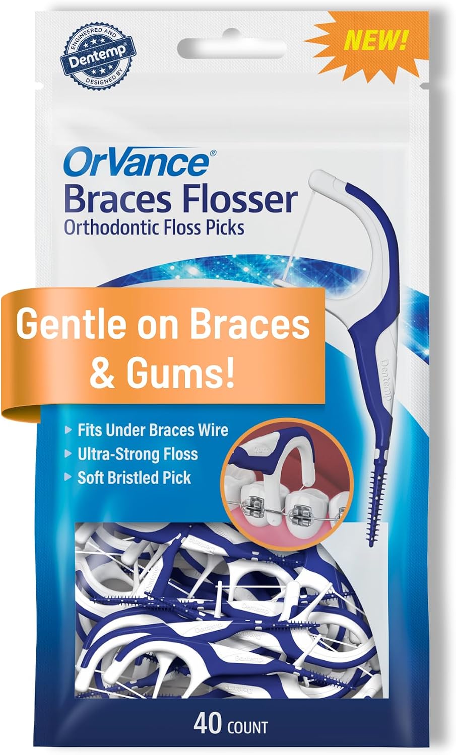 Amazon.com : OrVance Braces Flosser - Designed for Braces for an Easy ...