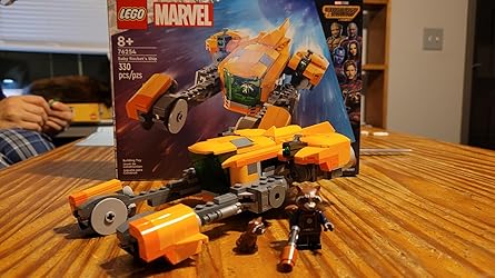 Amazon.com: LEGO Marvel Baby Rocket’s Ship 76254 from Guardians of the ...