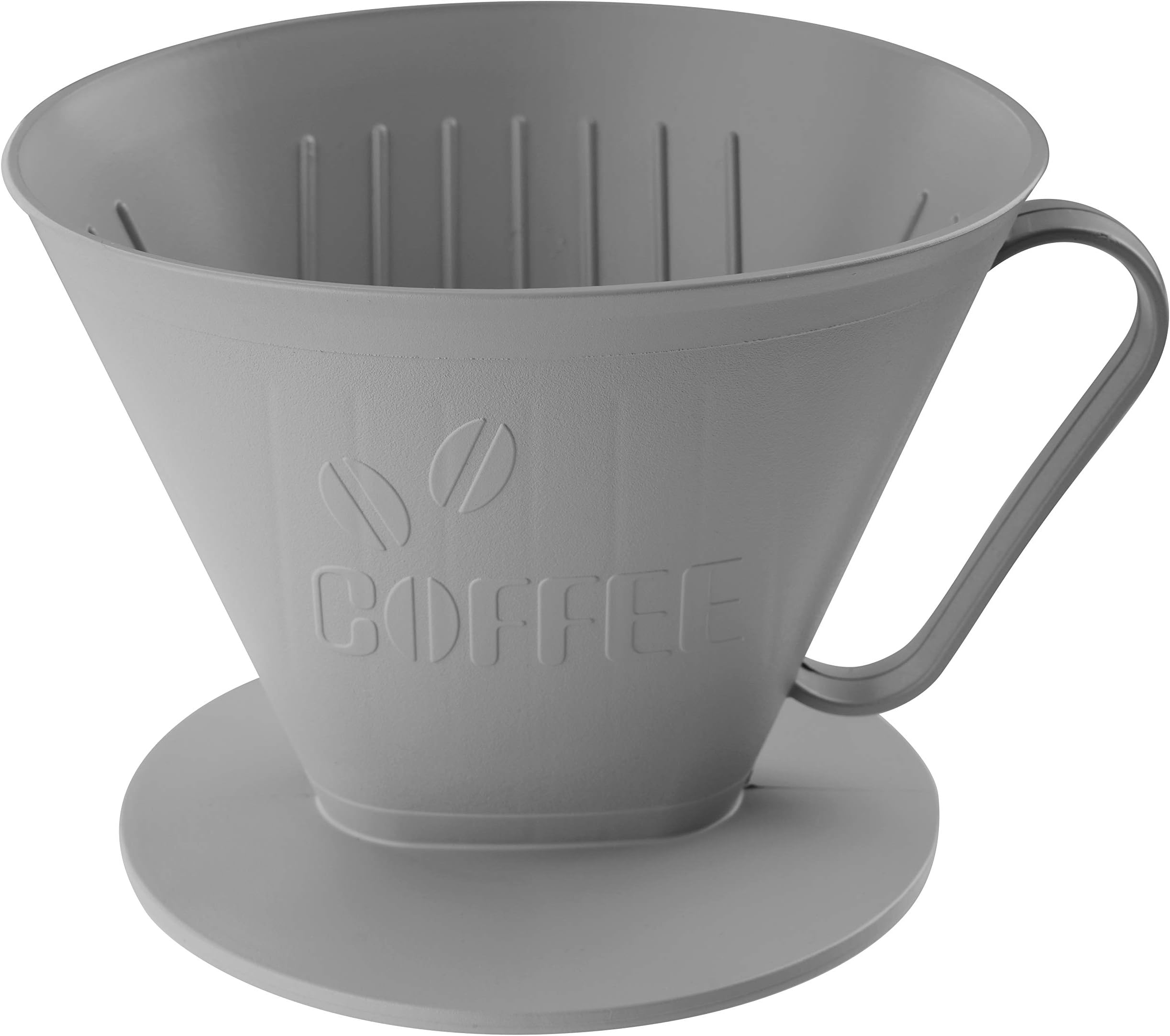 Fackelmann Filterbehälter Nr. 4, Filterhalter, Kaffeefilter für bis zu ...