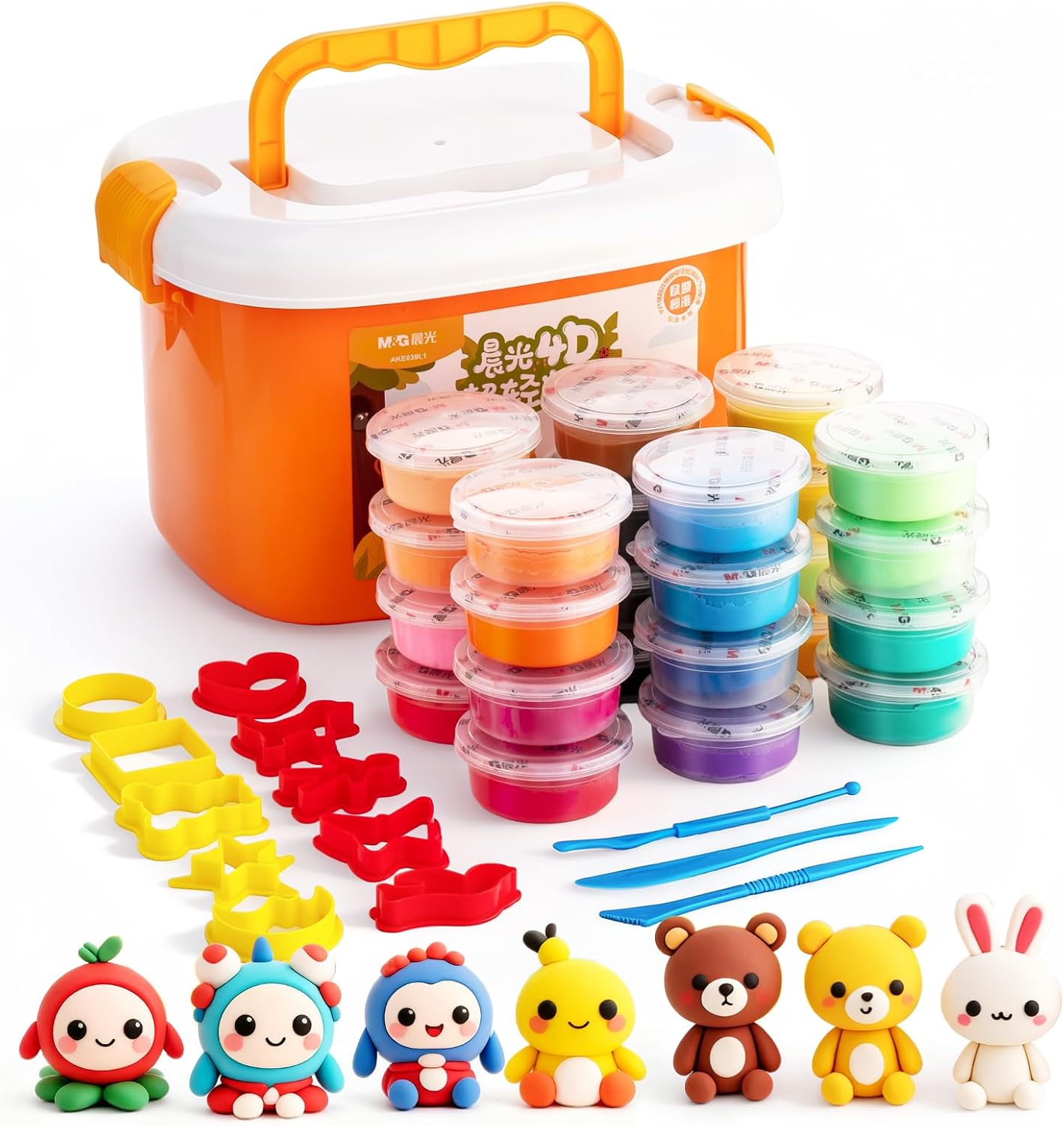 Amazon.com: M&G 36 Colors Air Clay Kits for Kids, Multi-Colors Safe ...