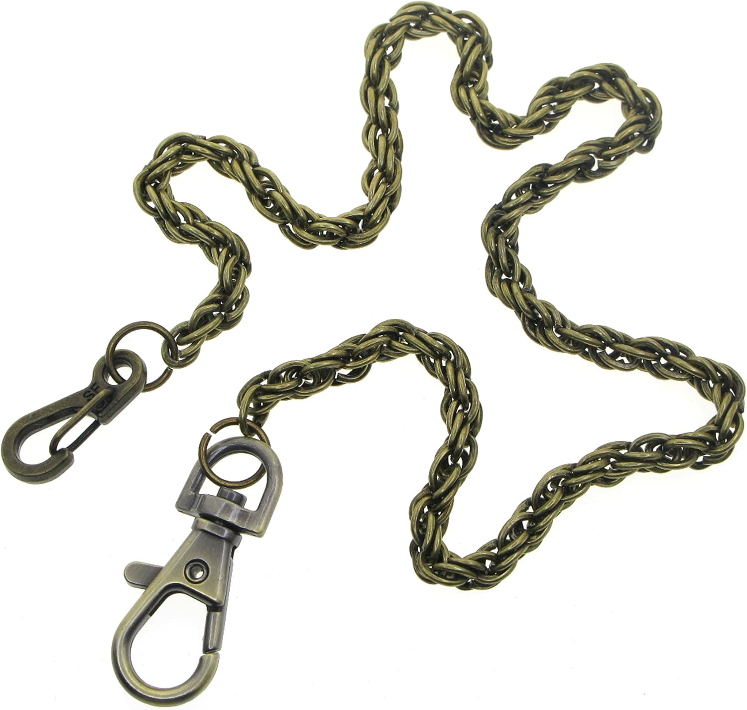 Amazon.com: watchvshop Pocket Watch Chains Albert Chain Bronze Rope ...