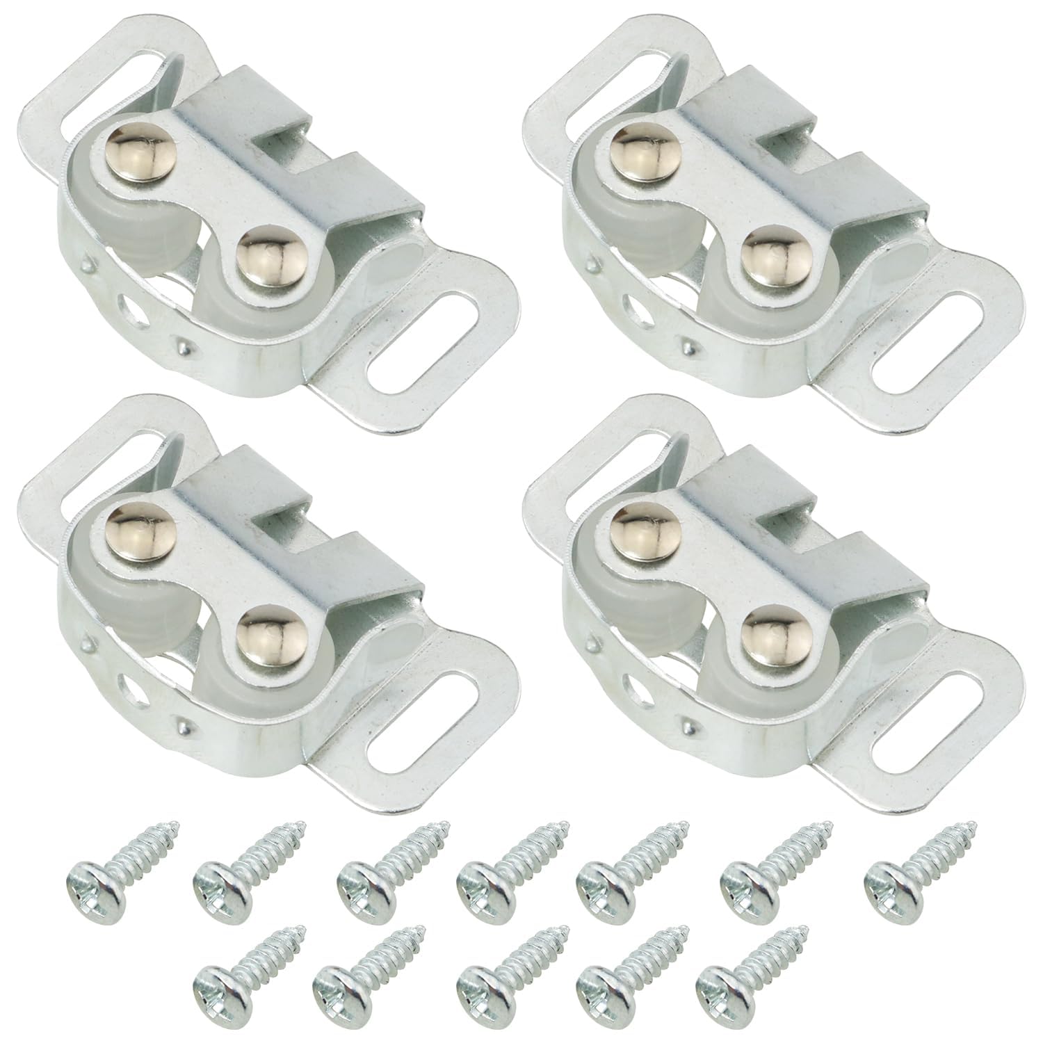 Double Roller Catch FMHXG 4Set RV and Mobile Home Cabinet Door Catch ...