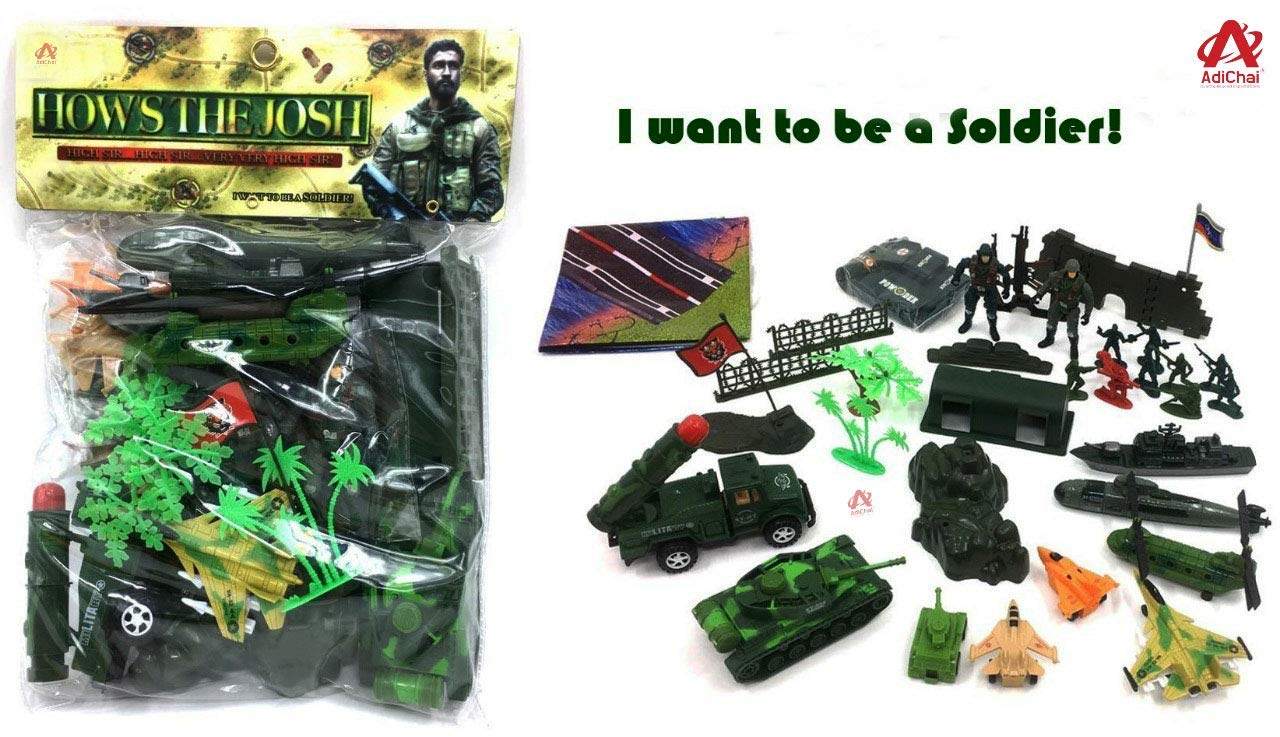 Buy Adichai Pretend Play Special Force Battlefield Army Military Play ...