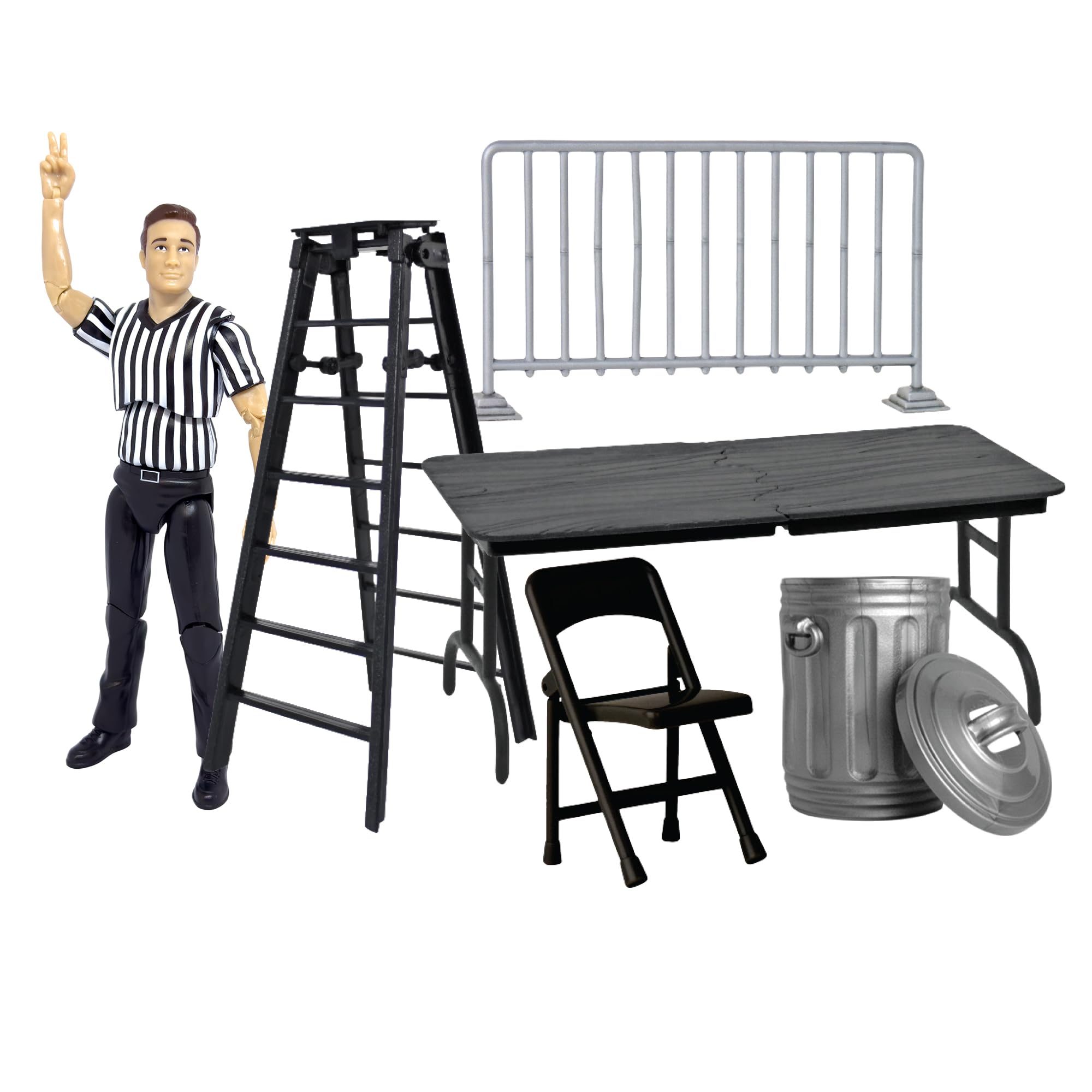 Amazon.com: Ultimate Referee & Set of 5 Accessories for Wrestling ...