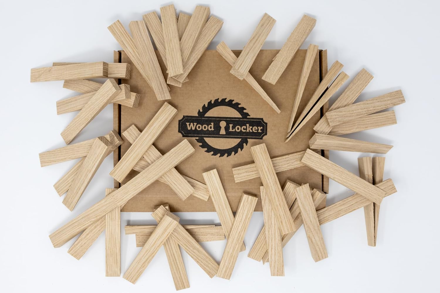 Oak Wedges - Pack of 50-16mm x 10mm x100mm - Wood Locker : Amazon.co.uk ...