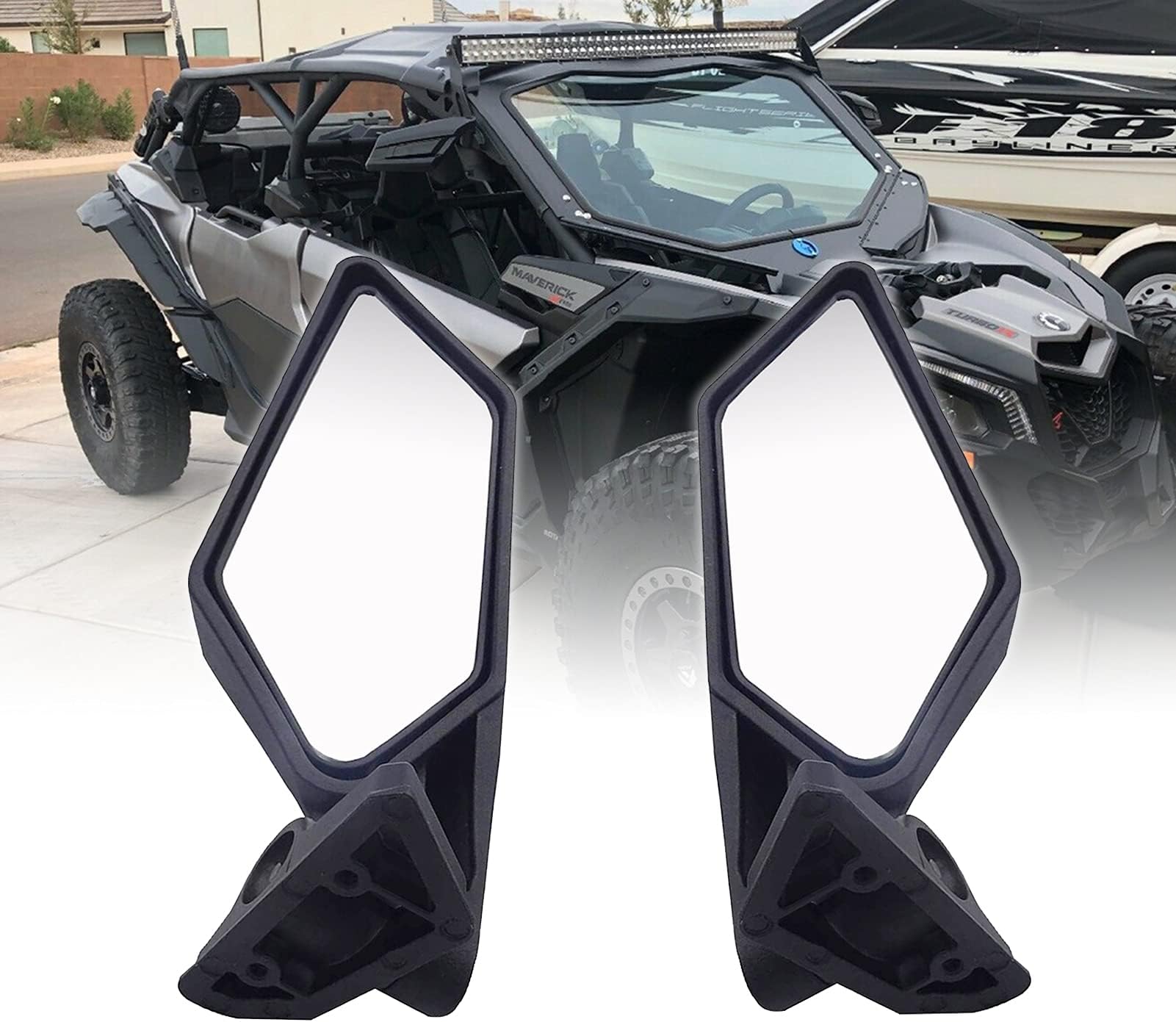 Motobiker Can Am X3 - Espejos laterales compatibles con Can-Am Maverick ...