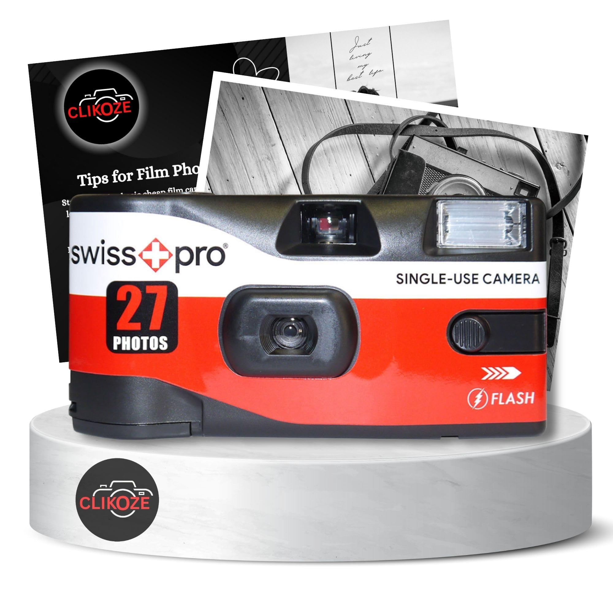 Disposable Camera Bundle with Swiss+Pro Disposable Camera Single-Use ...
