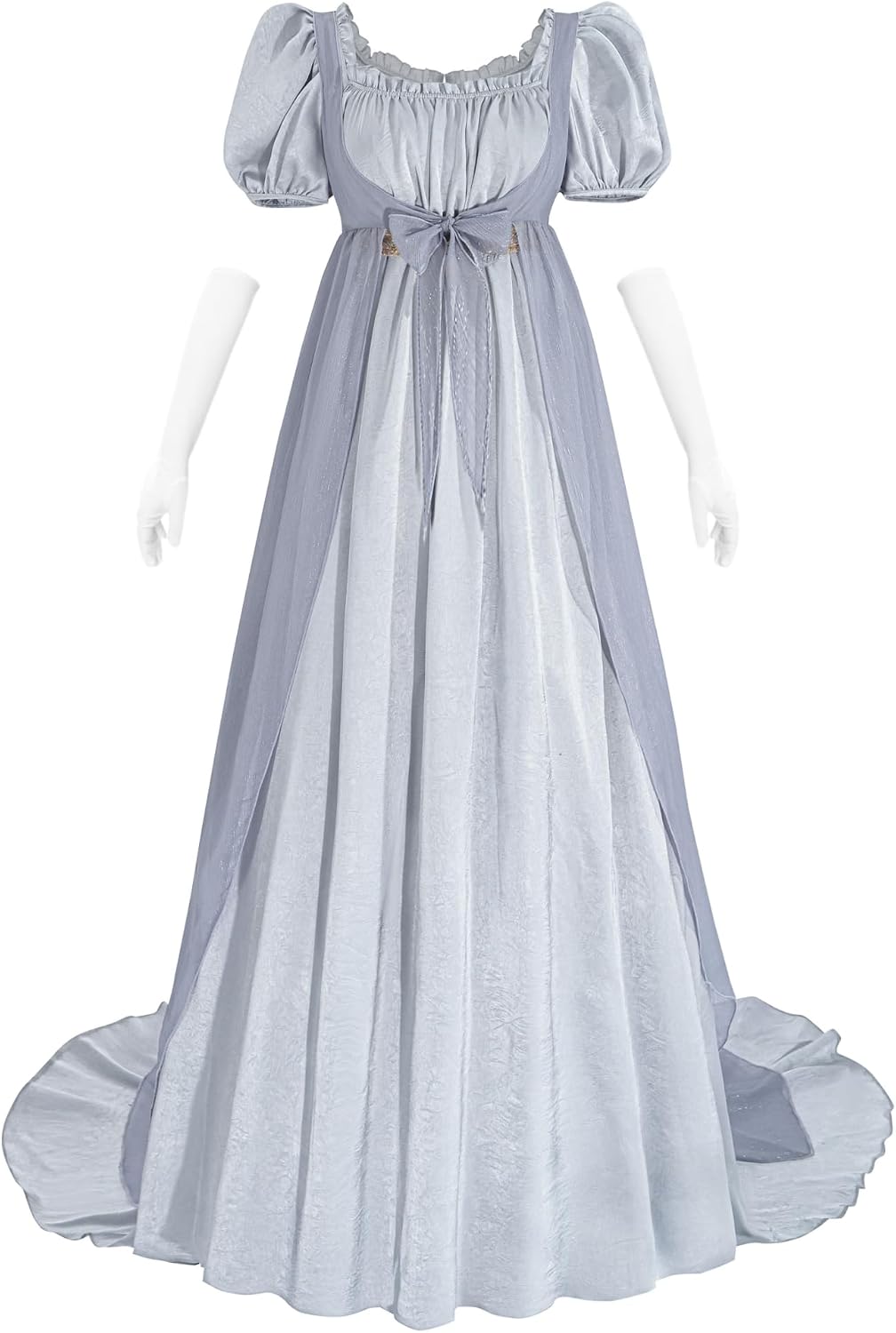 FCCAM Regency - Robe victorienne pour femme - Robe de soirée longue ...