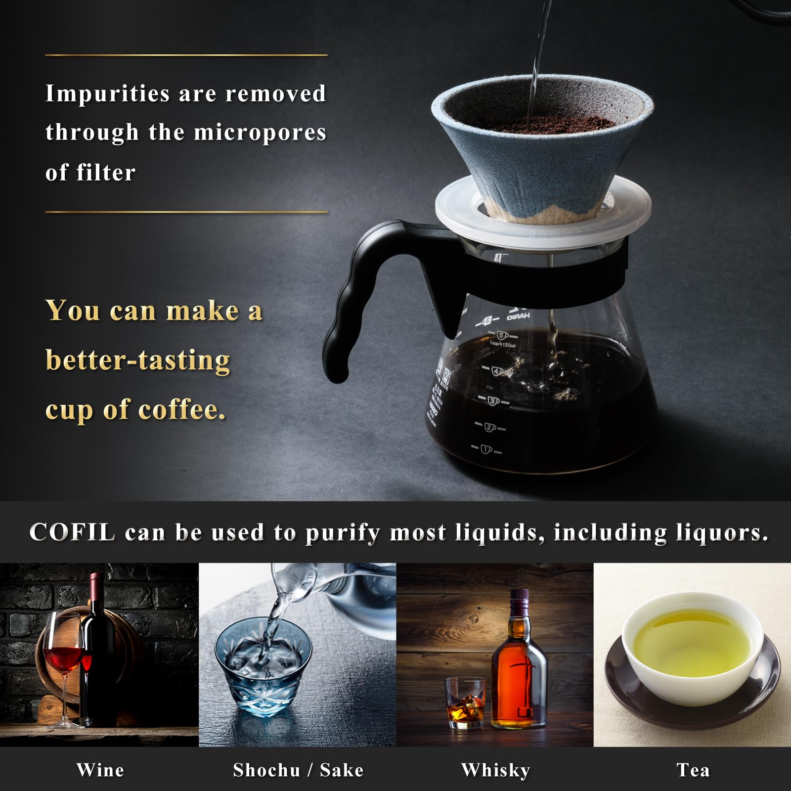 Snapklik.com : Ceramic Reusable Coffee Filter Dripper Paperless ...