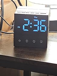 Amazon.com: Loud Alarm Clock Bluetooth Speaker with Crystal-Clear Sound ...