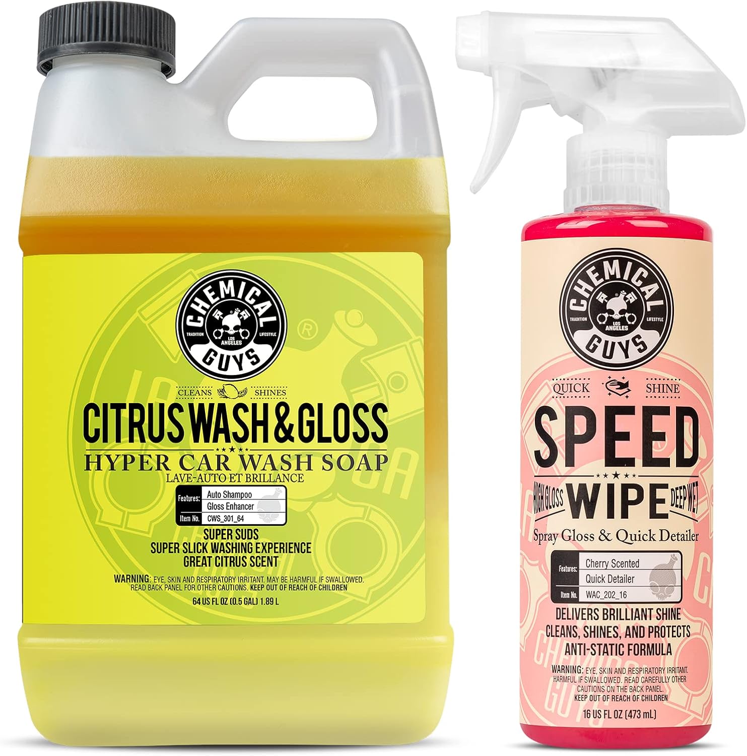 Amazon.com: Chemical Guys CWS_301_64QDSW Car Wash & Quick Detailer ...