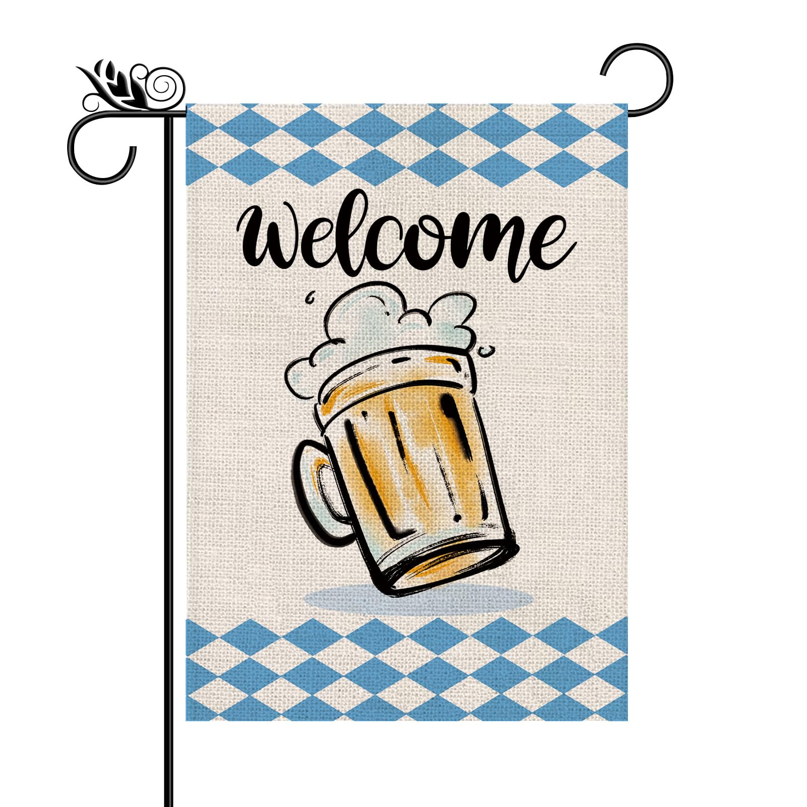 Amazon.com : Oktoberfest Garden Flag Bavaria Beer Vertical Double Sided ...