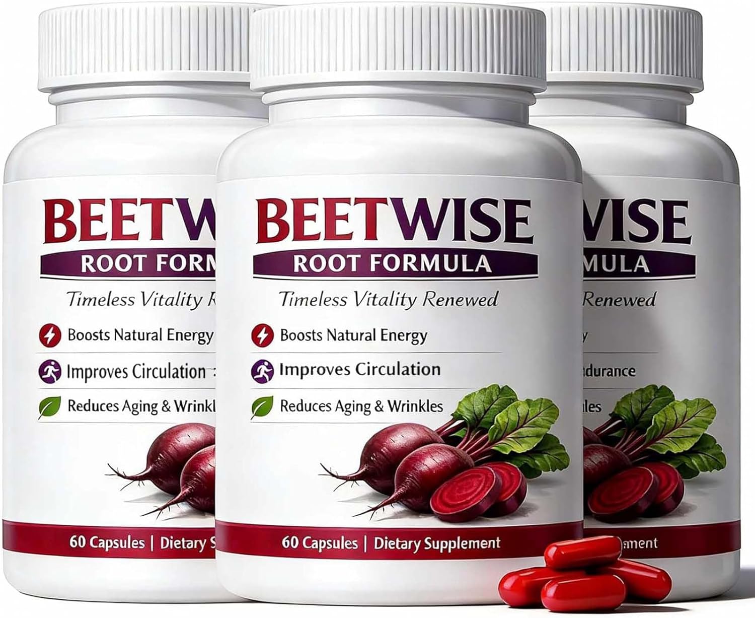 Amazon.com: Tufonra (3 Bottles) Beetwise Root Formula | Cold Pressed ...