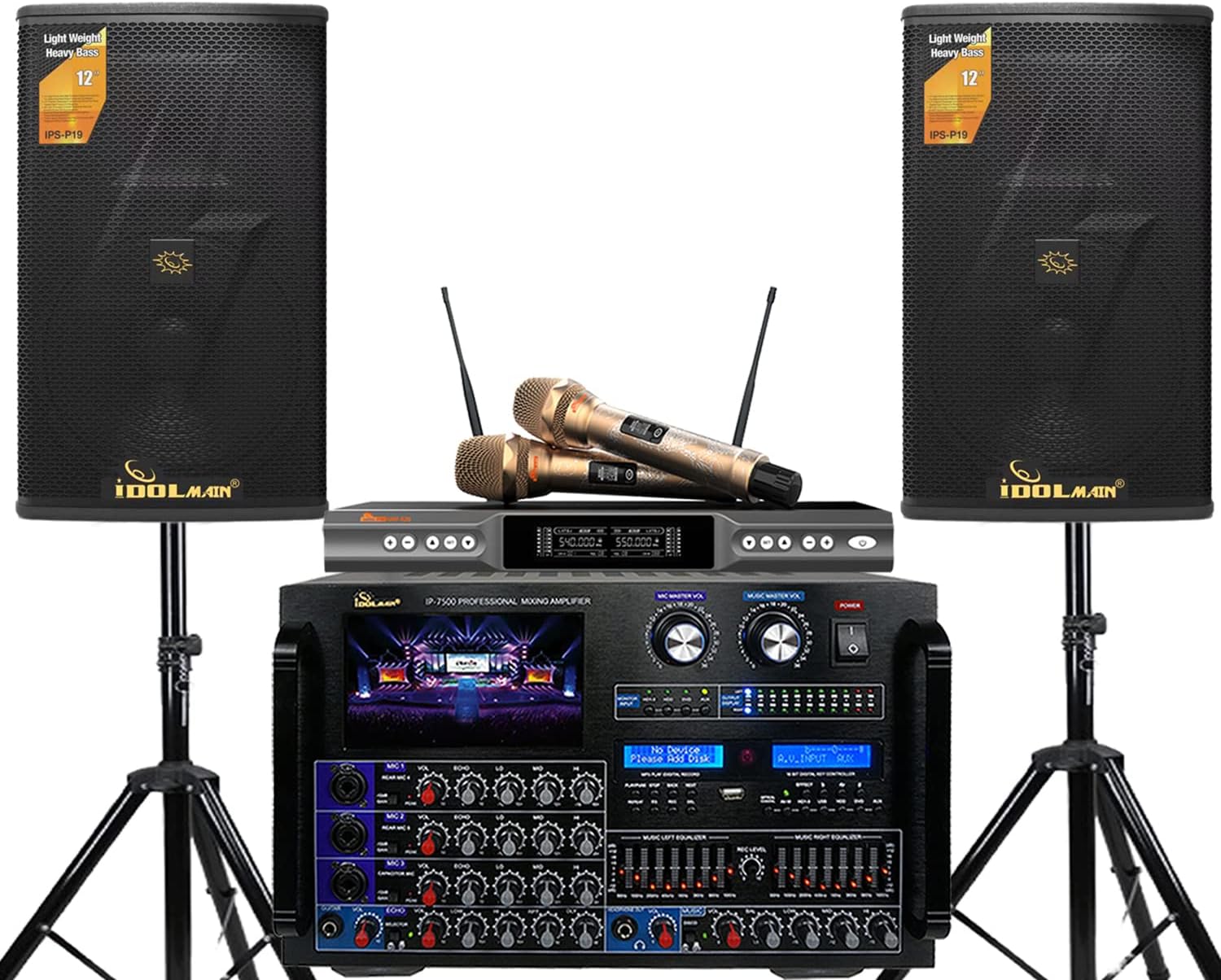 Amazon.com: New Karaoke System IDOLmain 6000W Professional Karaoke ...