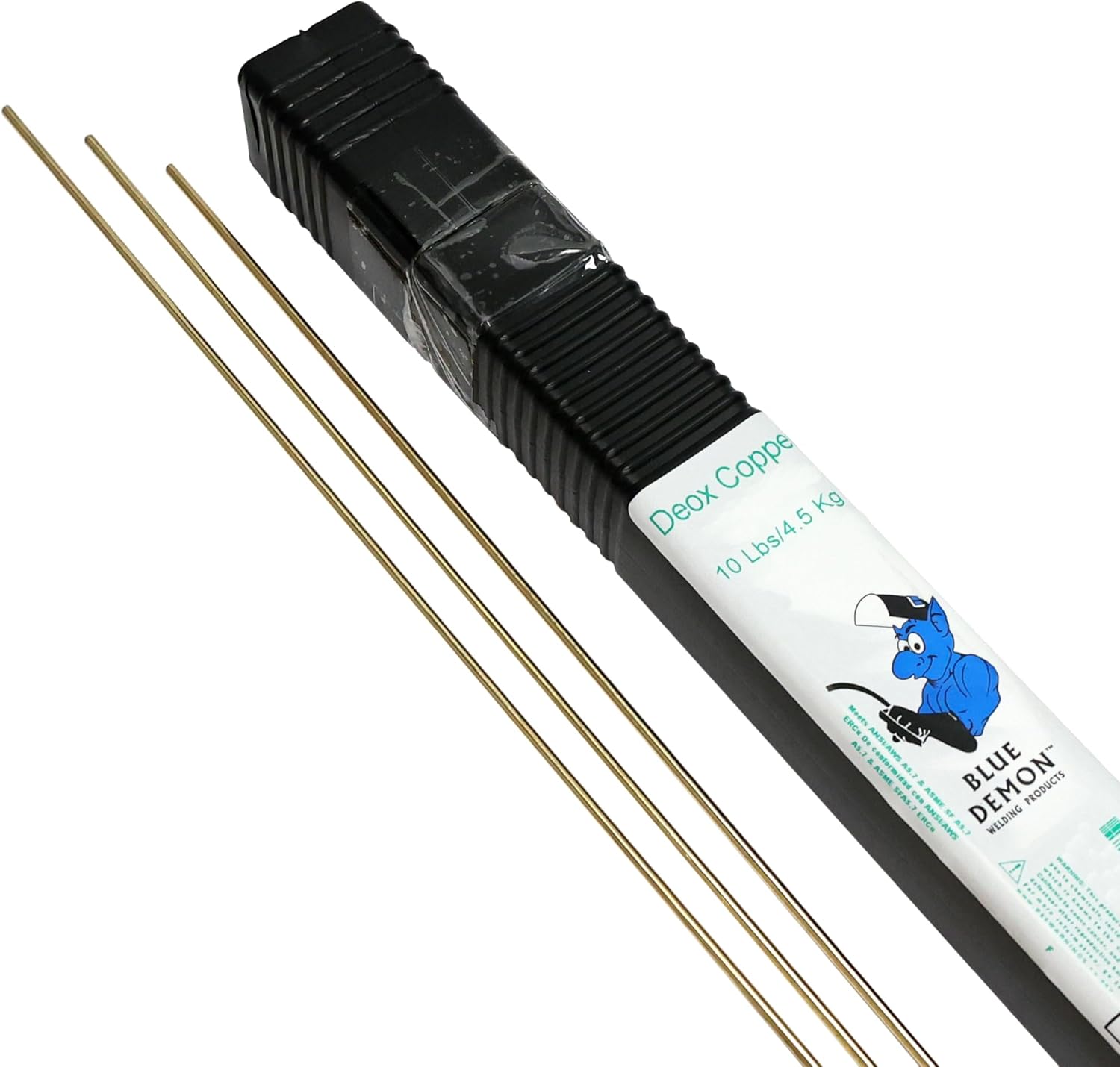 Blue Demon ERCu X 1/16" X 36" X 10LB Box Deox Copper TIG welding rod ...