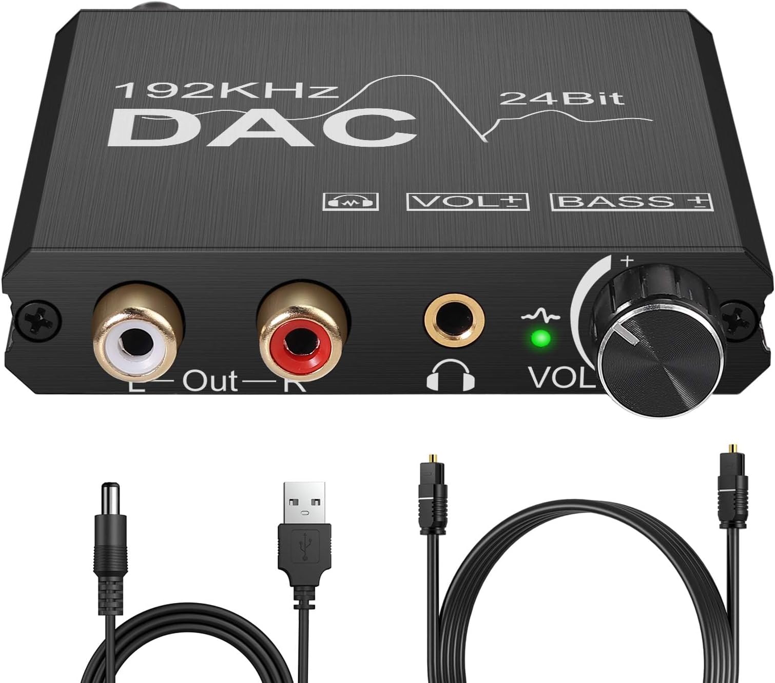 Amazon.com: 192KHz DAC Converter Multifunction Audio Converter, HDMI ...