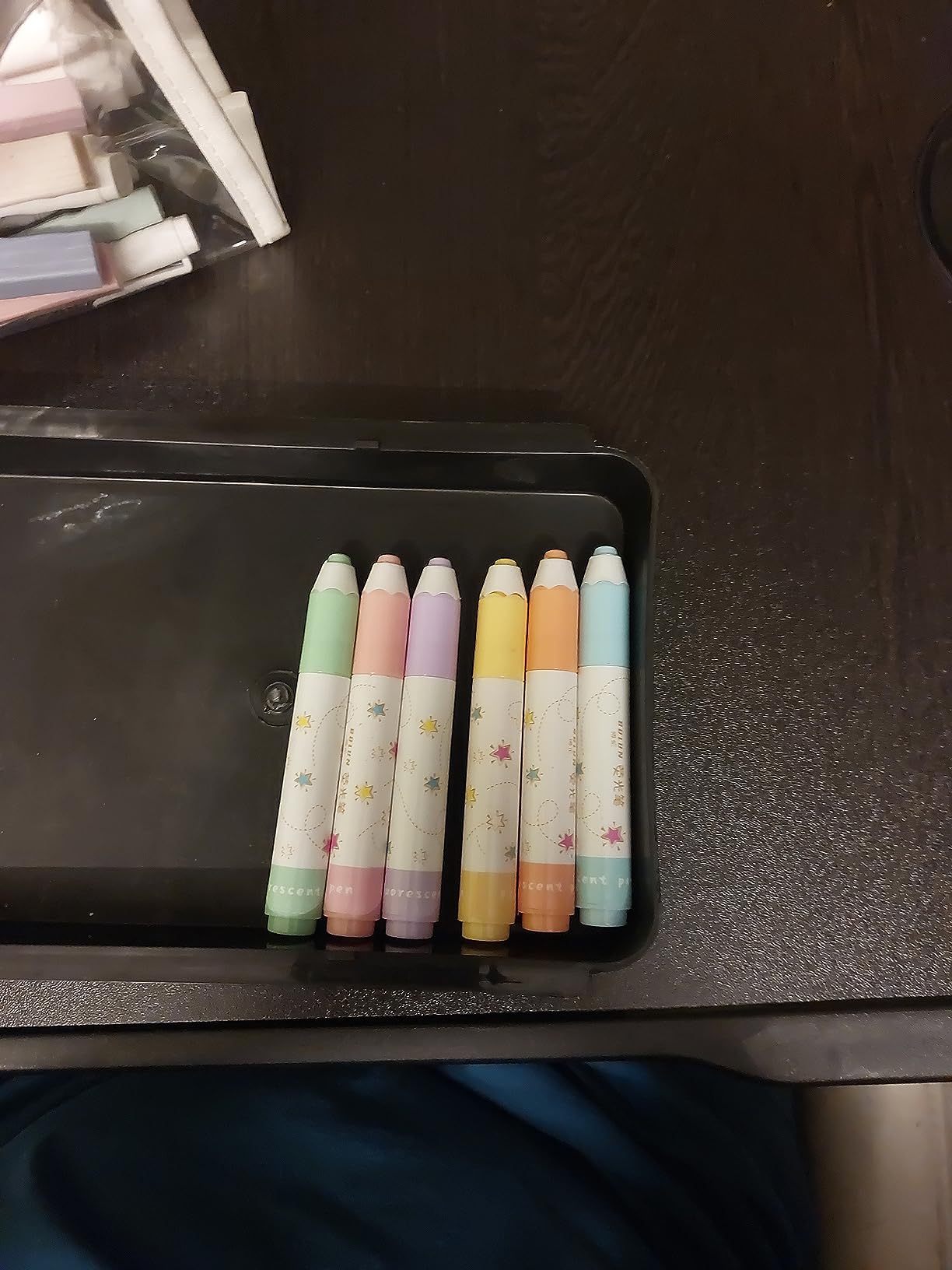 R H LIFESTYLE Pack of 6 Highlighter Marker Pens set for school students ...