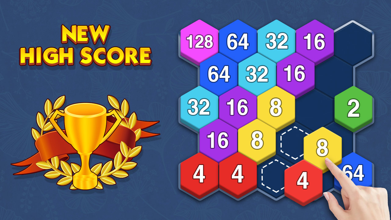 Merge Block-2048 Hexa puzzle - App on Amazon Appstore