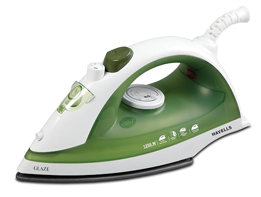 Buy Havells Glaze 1250 Watts Steam Iron with Self Cleaning Function ...