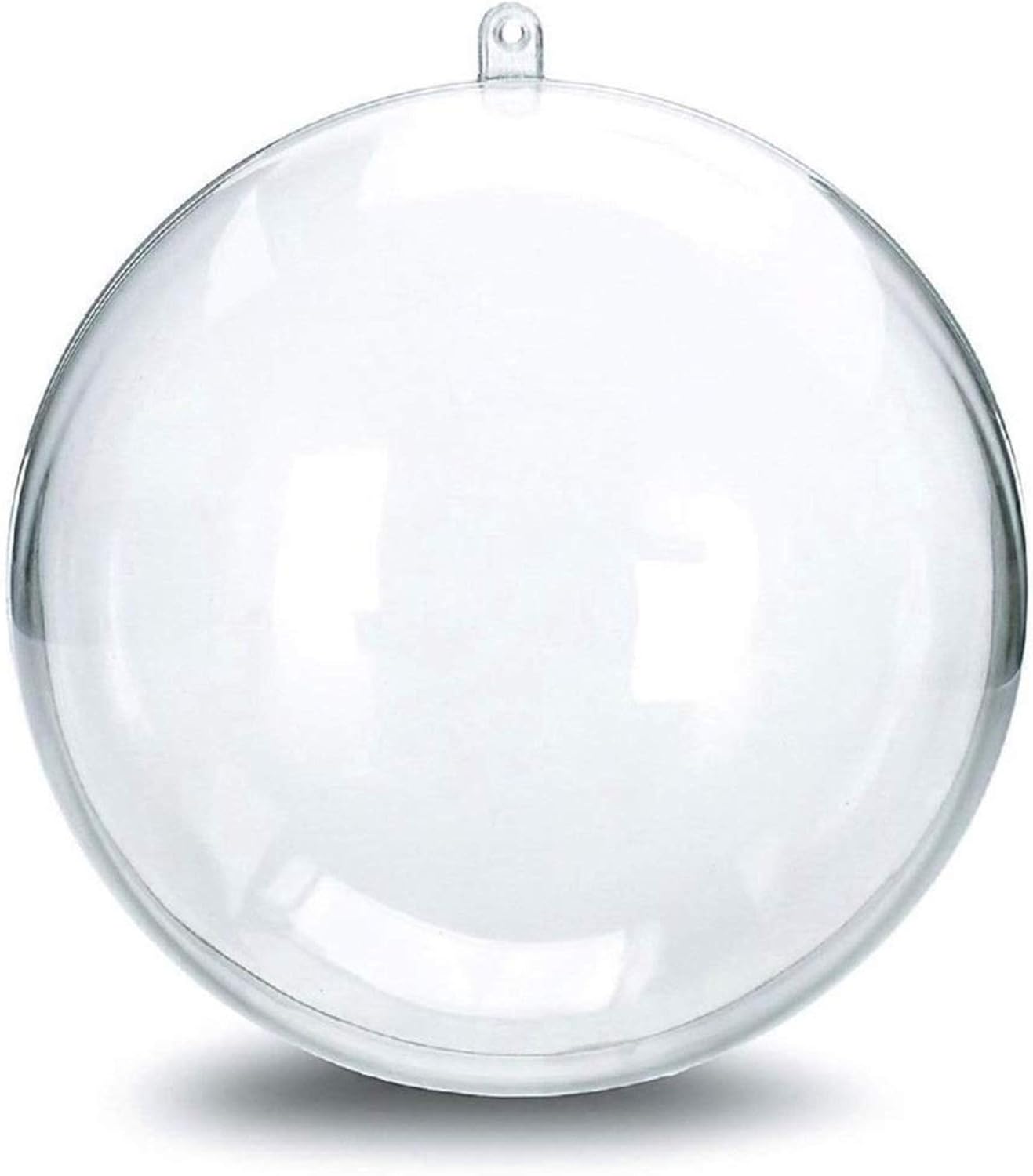 AJL Natale Sfera Sfere Pallina PLEXIGLASS 14 cm diam 6 Pezzi BOMBONIERE ...