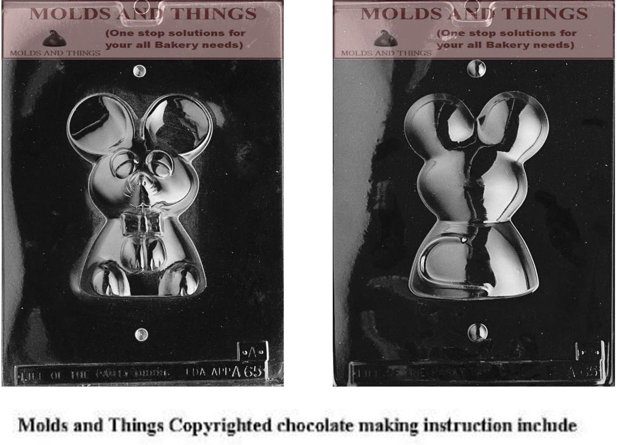 Amazon.com: 3D Mouse Chocolate Candy Mold With © Candy Making ...
