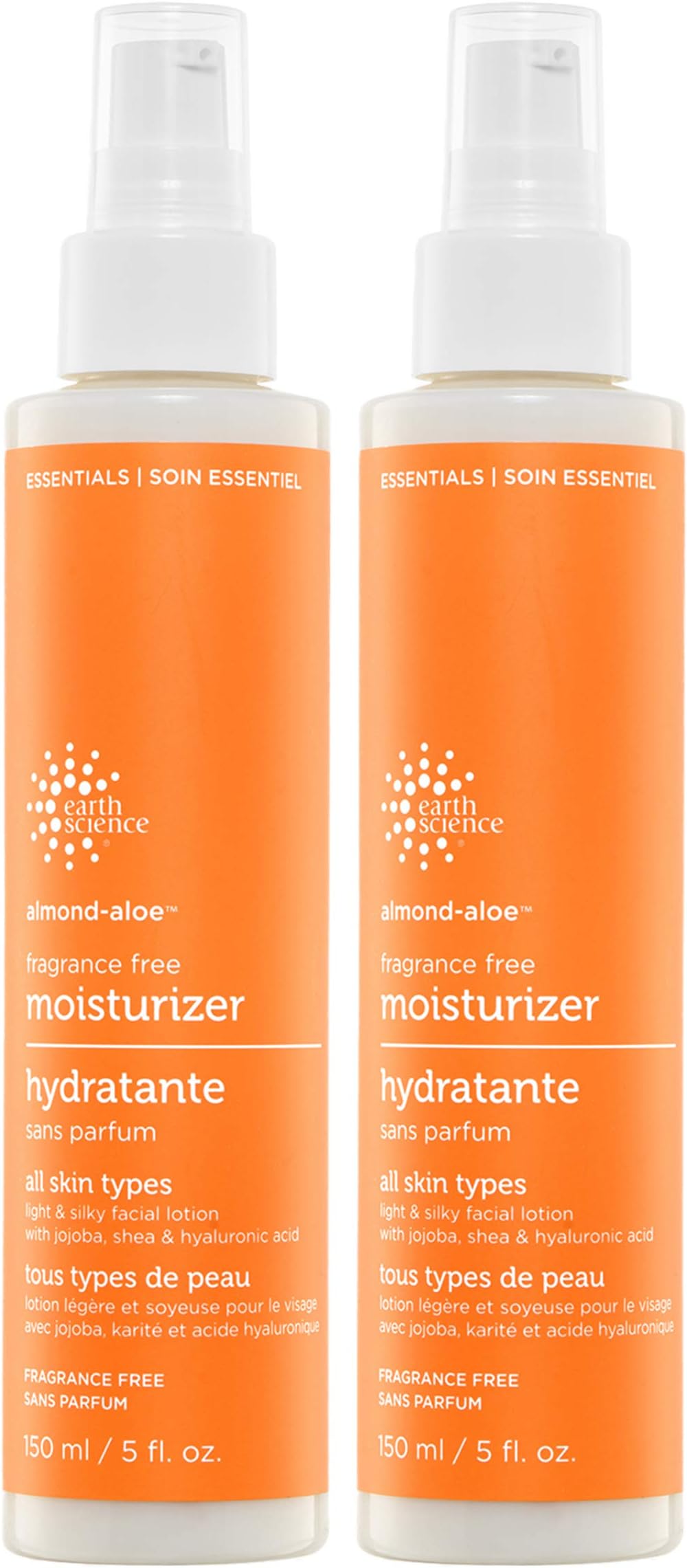 Amazon.com: EARTH SCIENCE - Fragrance-Free Almond-Aloe Moisturizer (3 ...