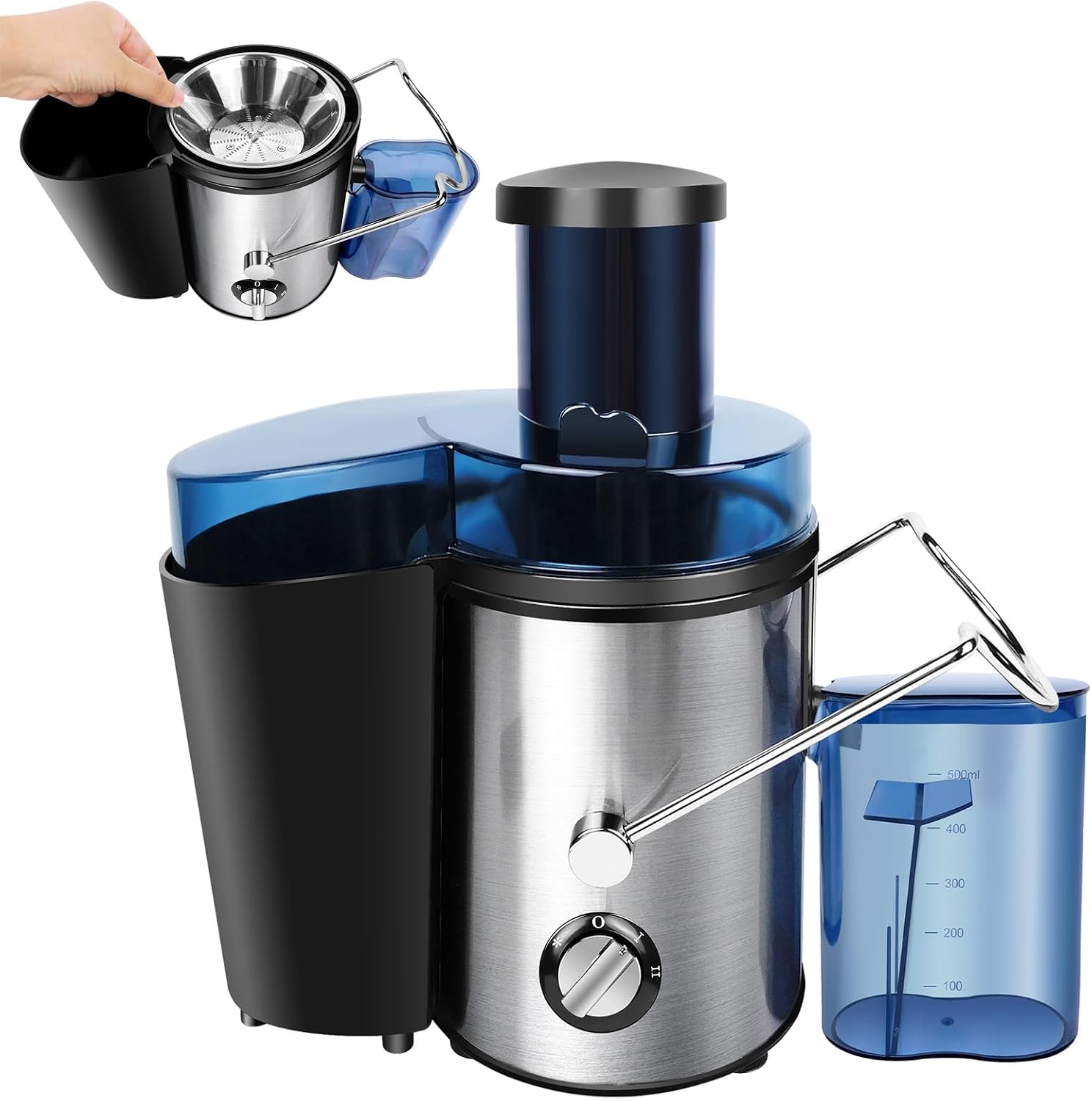 Juicer Machines, 1000W Juicers with 2 Speed Control for Fruit and ...