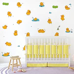 Amazon.com: Cute Ducks Wall Decals Peel and Stick Removable Cute ...