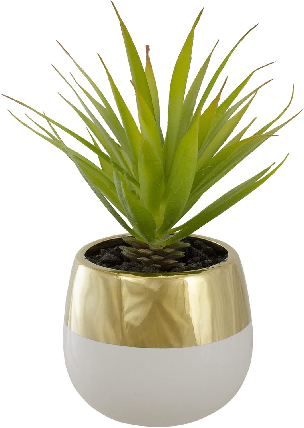 Amazon.com: Northlight 7" Potted Green Artificial Sword Grass Plant ...