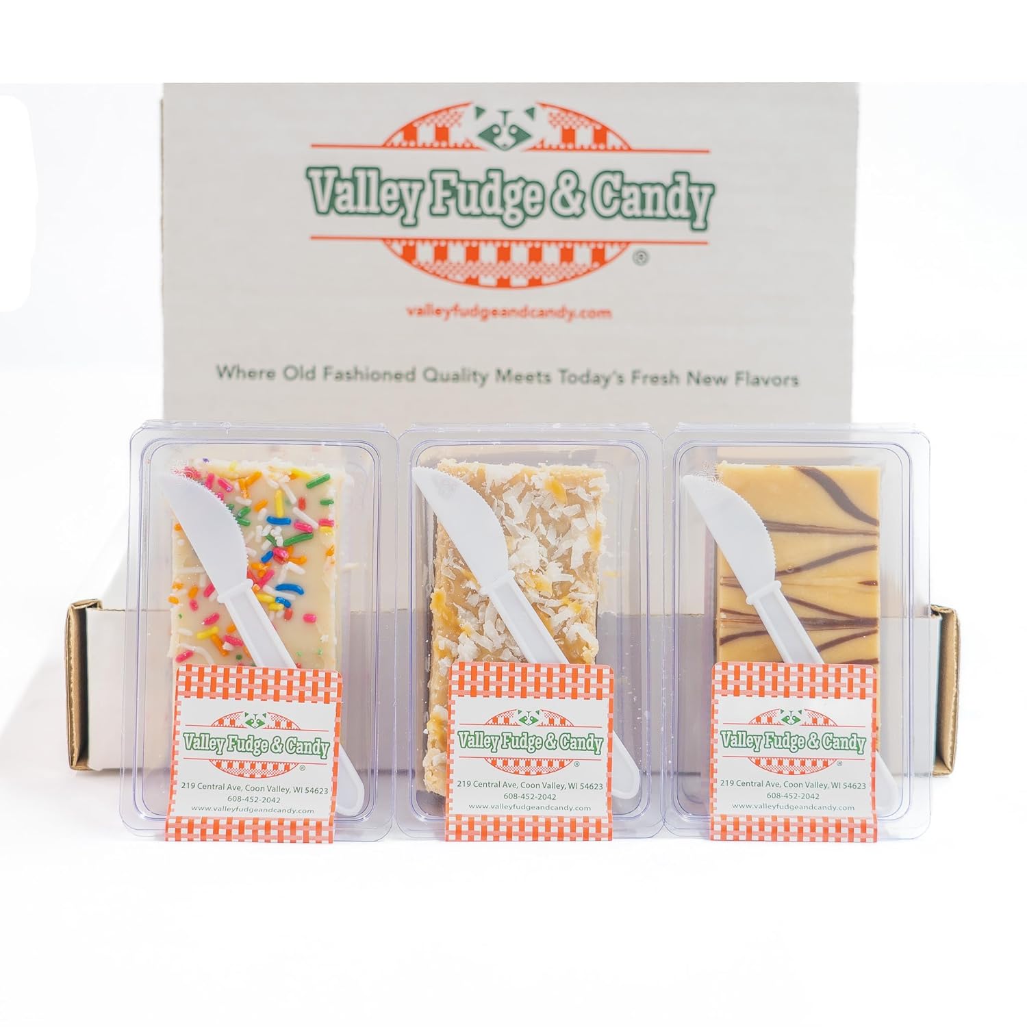 Amazon.com : Valley Fudge, Customizable Assorted Gift Box Sampler ...