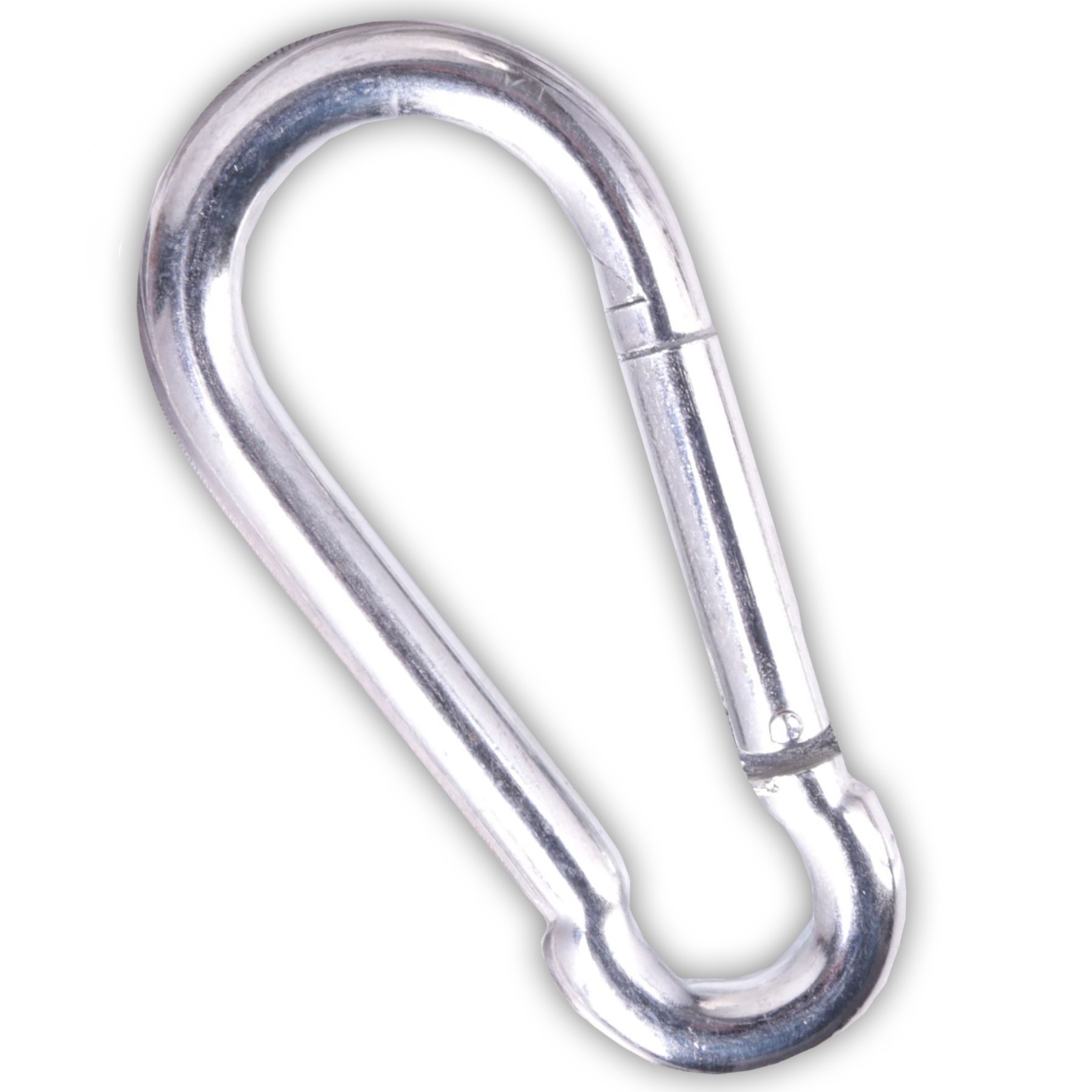 White Hinge 5x Large Steel Carabiner Snap Spring Loaded Clip Hooks ...