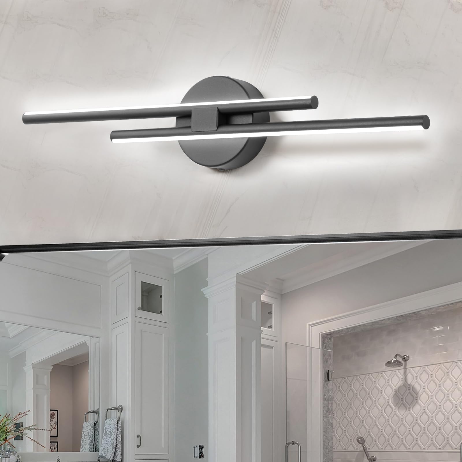 EDISLIVE Dimmable Modern LED Vanity Light Fixtures Bathroom Vanity Wall ...