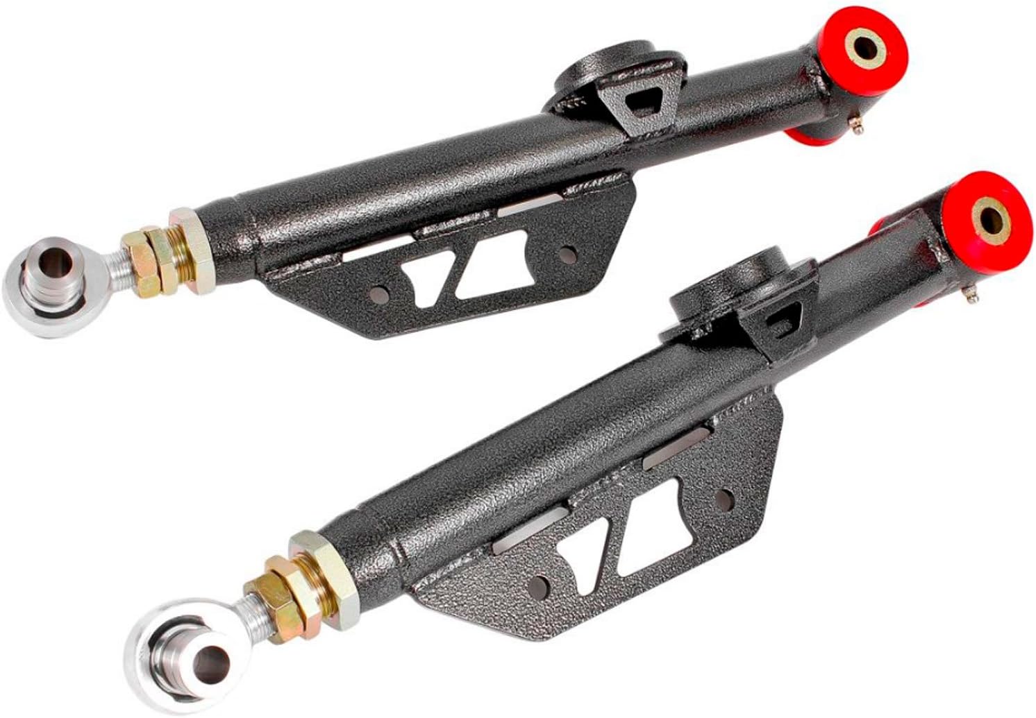 Amazon.com: Lower control arms, DOM, on-car adj, poly/rod end combo ...