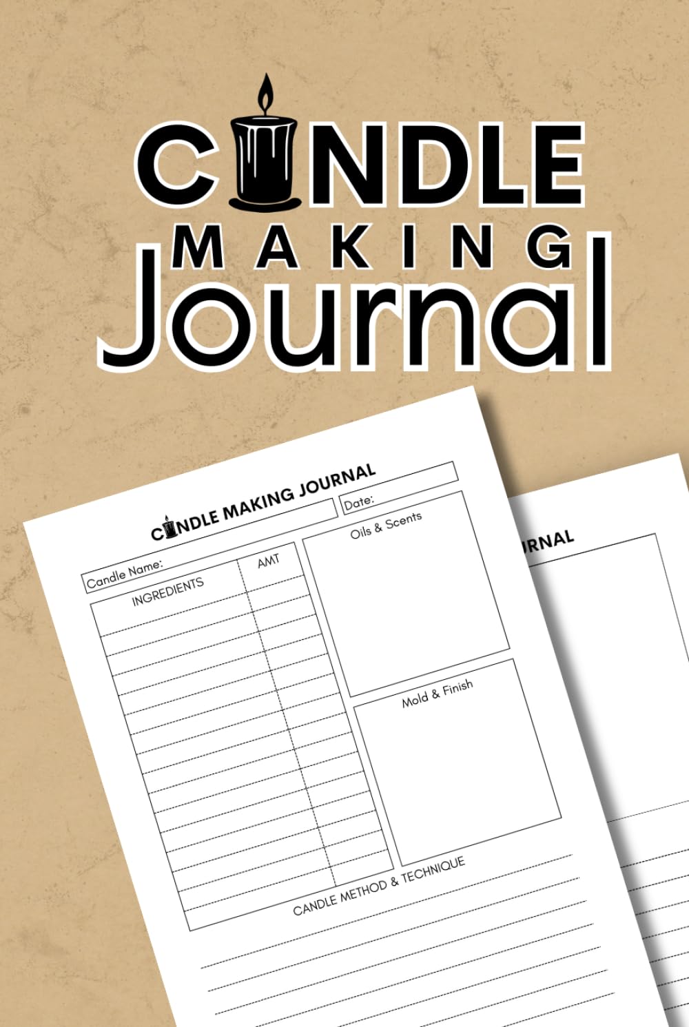 Amazon.com: Candle Making Journal: Cute Log Book Gift For Candle Makers ...